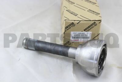 4340560100 Genuine Toyota SHAFT SUB-ASSY, FRONT AXLE OUTER 43405-60100 ...