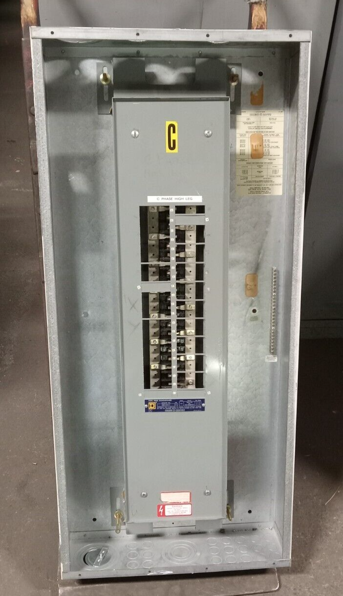 Square D NQOD442L225 225 Amp Main 3 Phase Panelboard With Breakers 42 ...