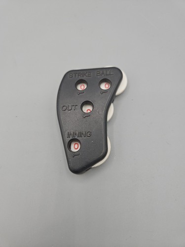 Vintage Umpire Baseball Counter Ball Strike Out Clicker USA Black White ...