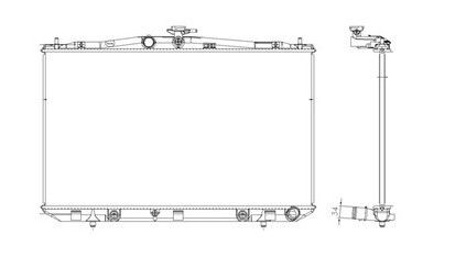 NEW RADIATOR ASSEMBLY FITS TOYOTA SIENNA 2.7L 3.5L 2011-15 16041-0P260 ...