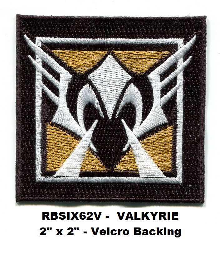 RAINBOW SIX VALKYRIE PATCH WITH HOOK BACKING - RBSIX62V | eBay