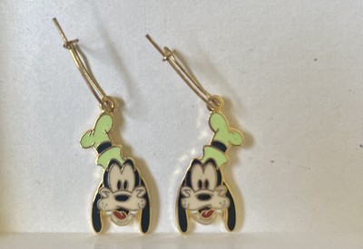 Disney GOOFY DROP EARRINGS JEWELRY . Gold Tone. | eBay