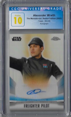 2022 Topps Alexander Wraith The Mandalorian: Beskar Edition CGC 10 ...