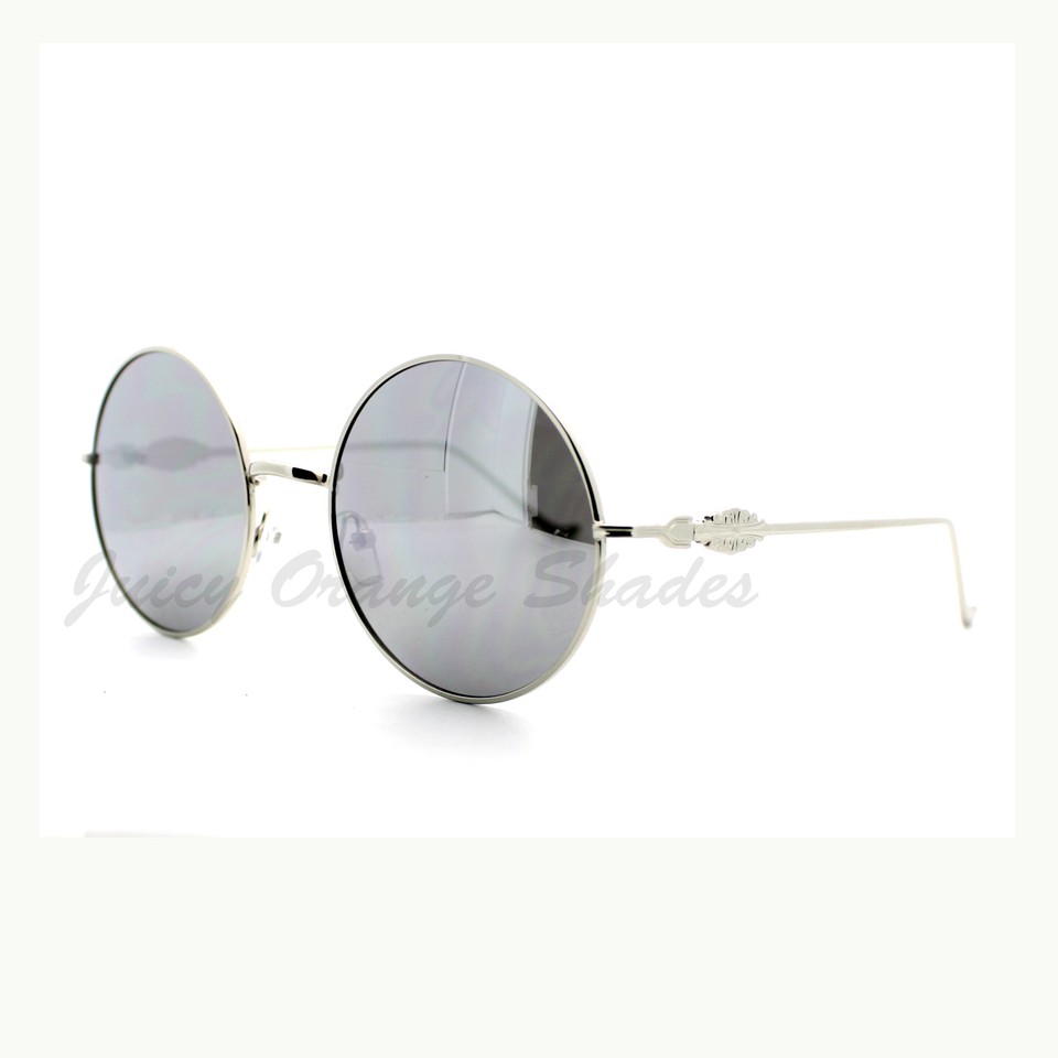 Round Circle Thin Metal Frame Sunglasses Classy Designer Detail | eBay
