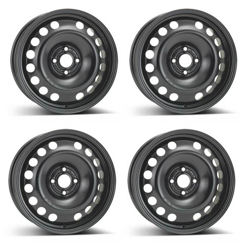 4 Alcar steel wheels rims 9507 6.0Jx16 ET40 4x100 for Opel Adam Corsa ...