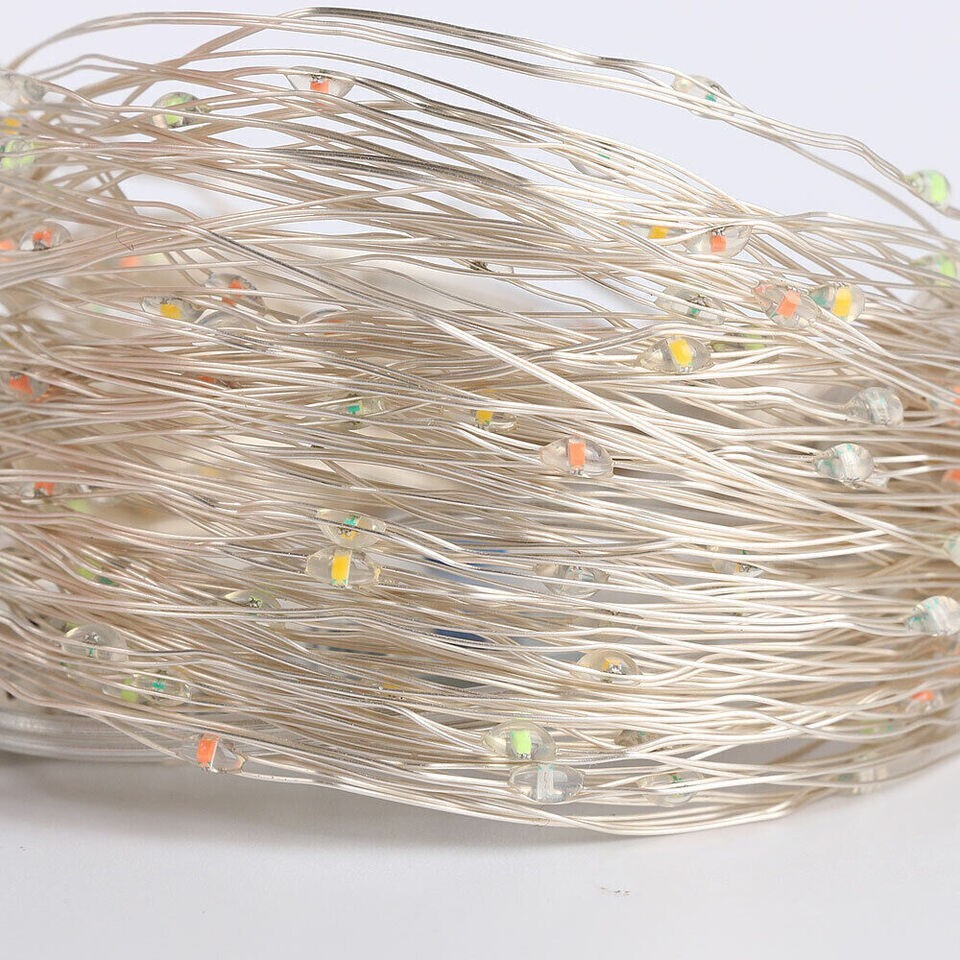 50 LED String Lights USB Plug Copper Wire 5M Fairy Lights with Remote ...