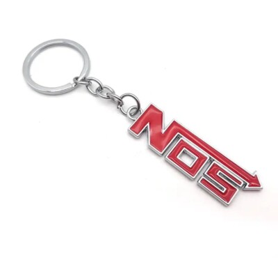 NOS Key Ring (Red & Silver) | eBay