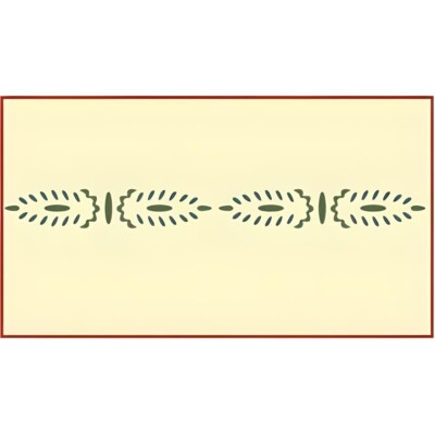 COLONIAL BORDER STENCIL -CRAFT WALL STENCILS- The Artful Stencil | eBay