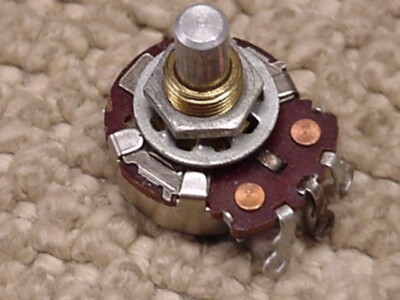 1963 Fender Jazzmaster CTS Dish Crater back 1 Meg Potentiometer Solid ...