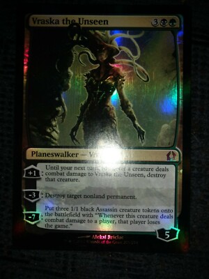 MTG, Vraska, the Unseen, *FOIL* Return to Ravnica, NM, Magic the ...