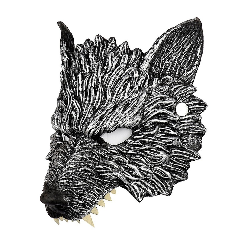 Soft PU Foam Werewolf Mask 3D Realistic Animal Mask Costume Masquerade ...