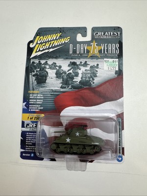 Johnny Lightning Greatest Generation D-Day 75 Yrs WWII M4A3 SHERMAN ...