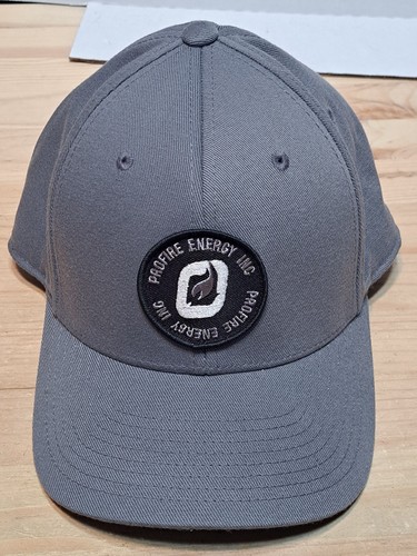 Profire Energy Inc. Hat Cap Adjustable Hook & Loop Grey Oil Field Tech ...