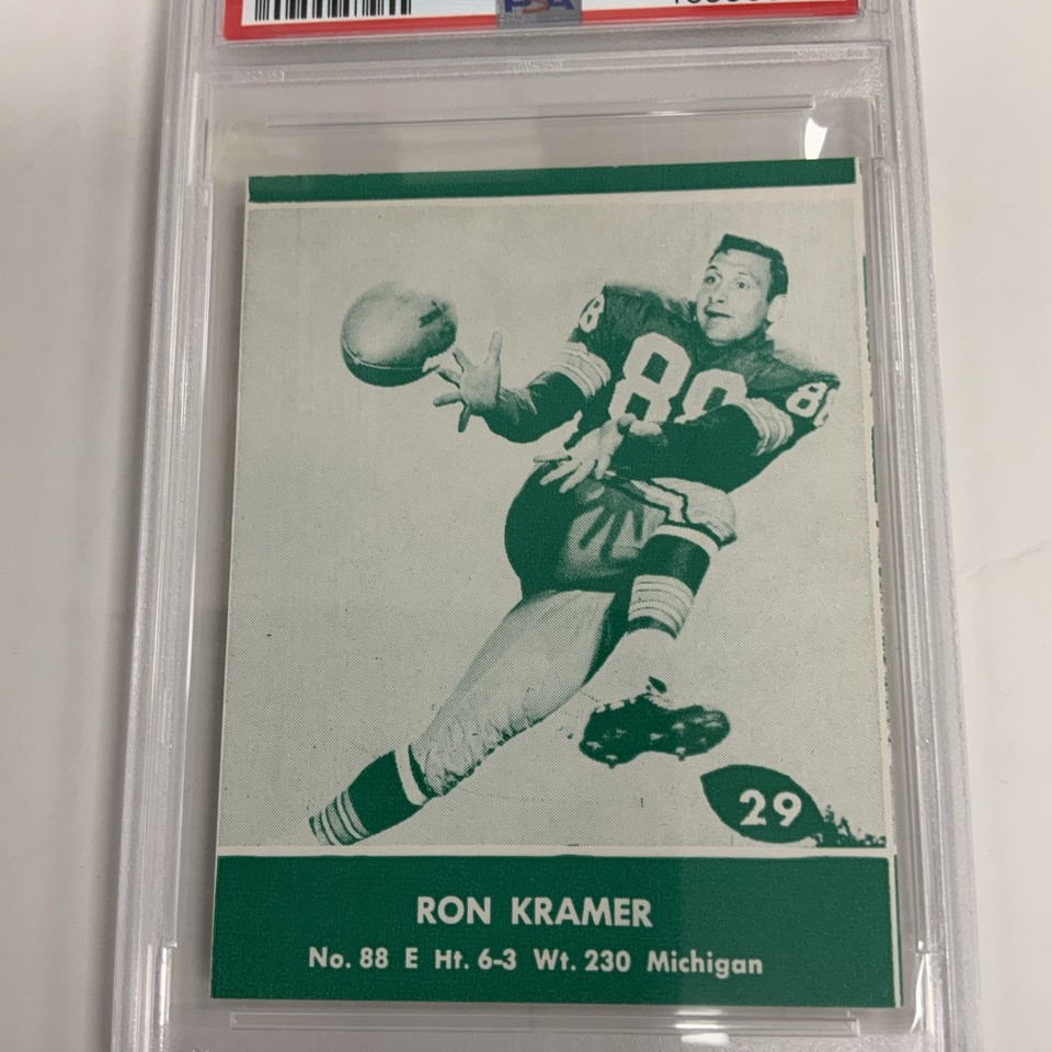 1961 Packers Ron Kramer Lake To Lake #29 PSA 7 NM Football | eBay