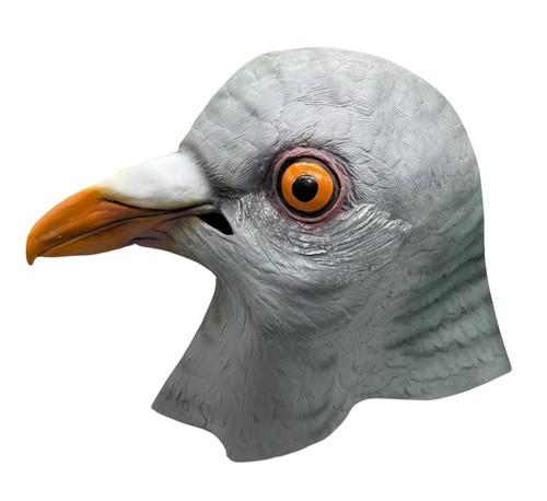 Archie Mcphee Pigeon Bird Full Head Latex Rubber Mask Adult One Size ...