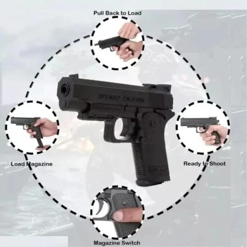 Toy Mouser Gun | Free 8+ Reusable BB Bullets | Complete Mouser Air ...