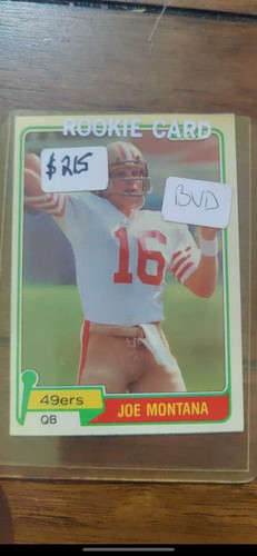 San Francisco 49ers Joe Montana Rookie Card! Beautiful Card! Perfect ...