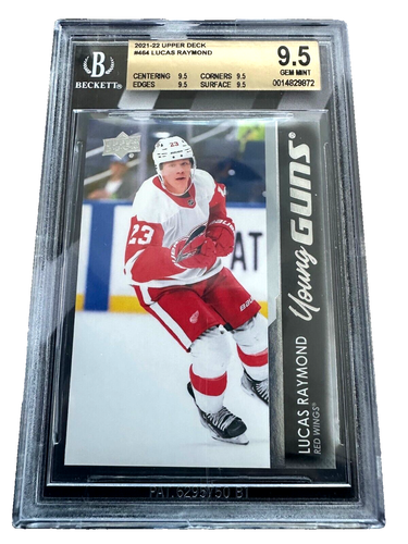 2021-22 Upper Deck Young Guns #464 Lucas Raymond RC BGS 9.5 | eBay