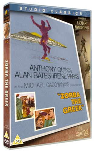 Zorba the Greek (DVD) Lila Kedrova Takis Emmanuel Alan Bates Anthony ...