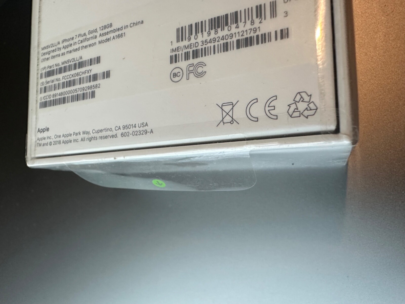 Apple iPhone 7 Plus - 128 GB - Pink Gold (Unlocked) for sale online | eBay