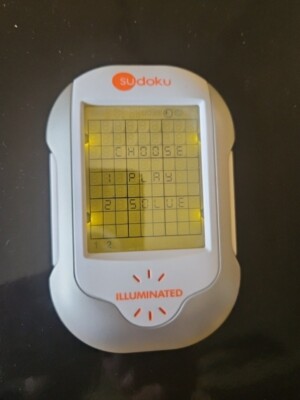 Vintage Sudoku Illuminated Handheld Electronic Game - Techno Source ...
