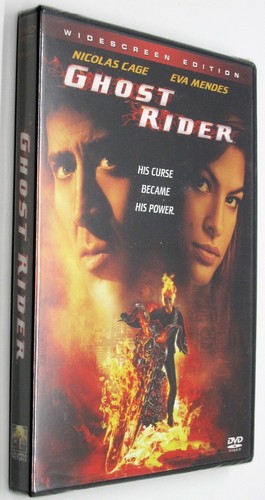 GHOST RIDER DVD Nicolas Cage Marvel Comics Supernatural Super-Hero ...