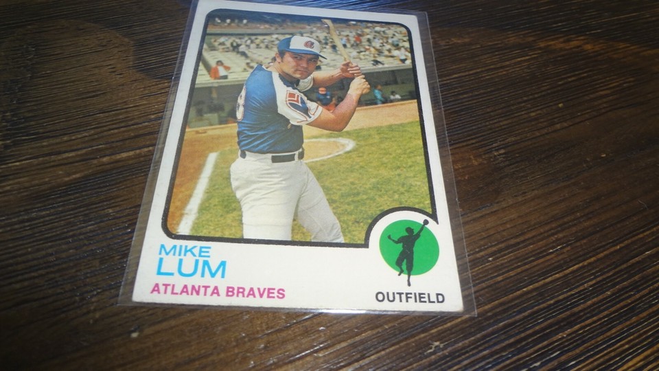 1973 TOPPS # 266 MIKE LUM BASEBALL CARD | eBay
