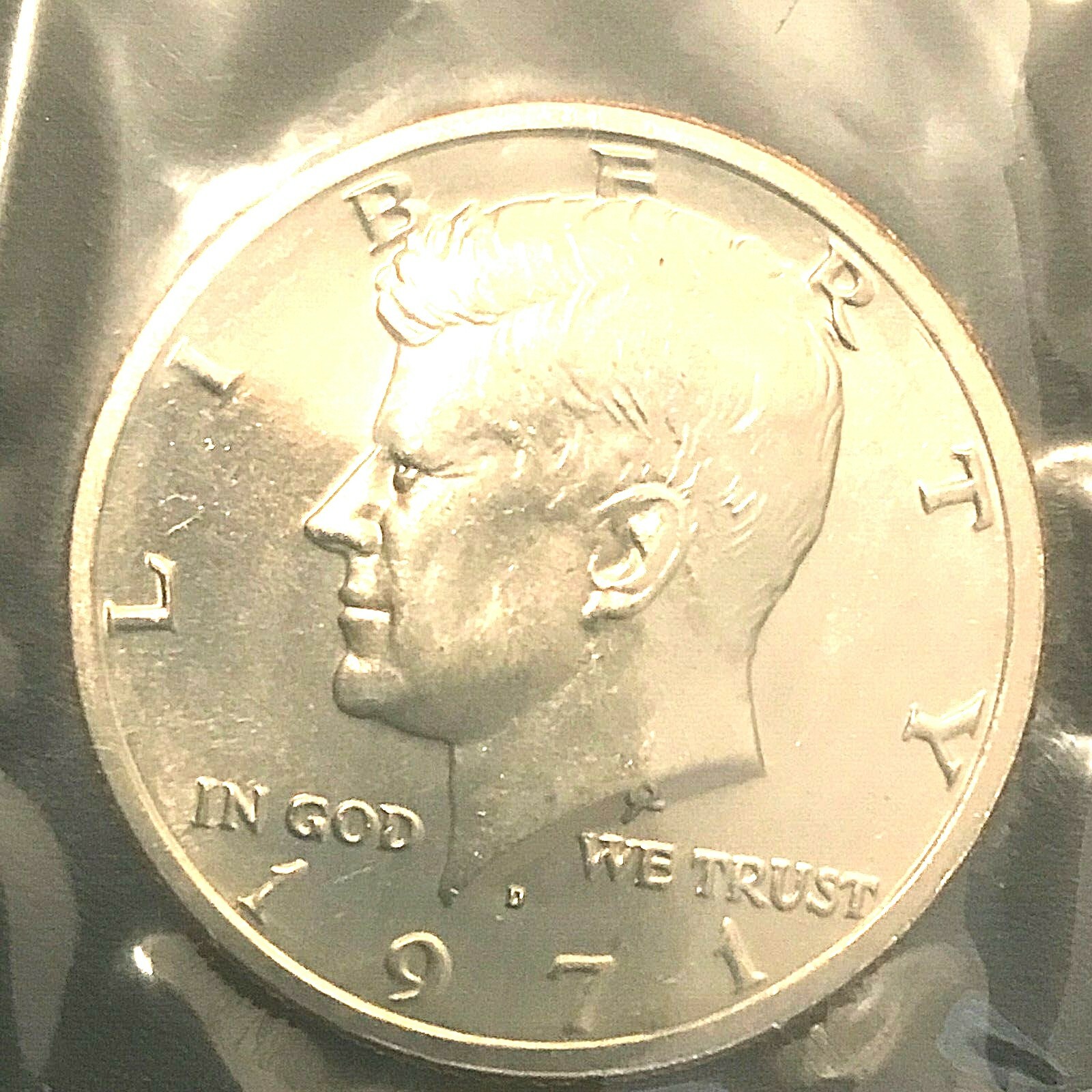 1971 D Kennedy Half Dollar Clad Grading Choice Uncirculated in Mint ...