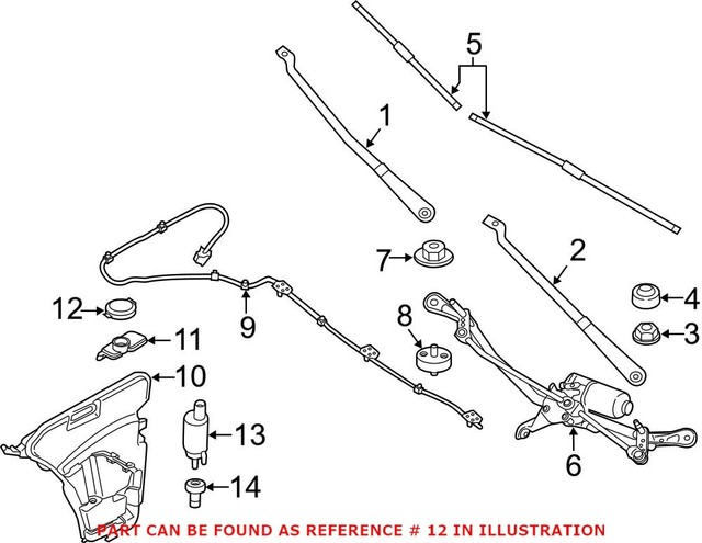 Genuine OEM Front Washer Fluid Reservoir Cap For BMW 61667357288 for ...