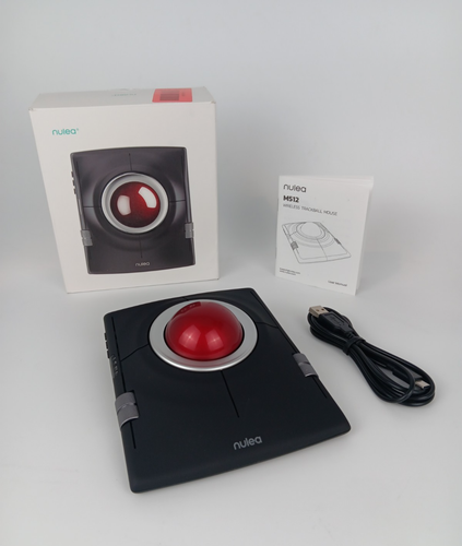 Nulea M512 Wireless Trackball Mouse, Ergonomic 55mm Adjustable DPI ...