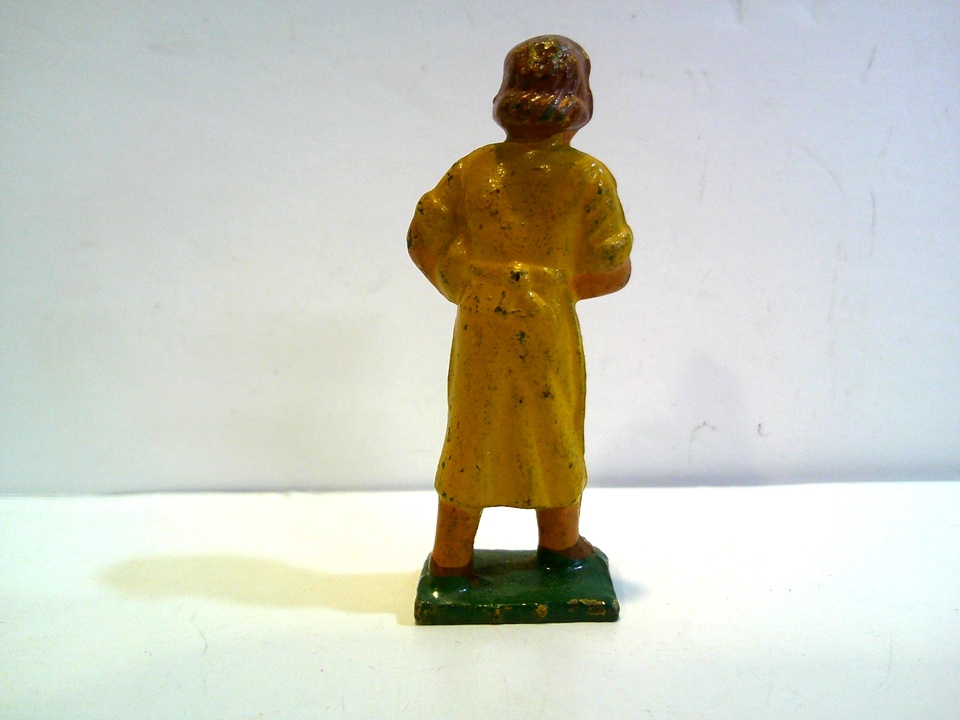Vintage Lead Model Railroad Figure - Working Woman Cast Iron G guage ...