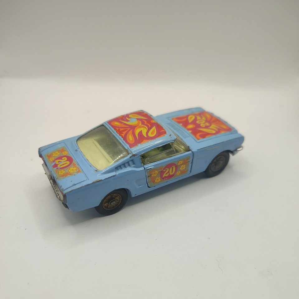Corgi Toys #348 Ford Mustang Fastback Flower Power - Original Vintage ...