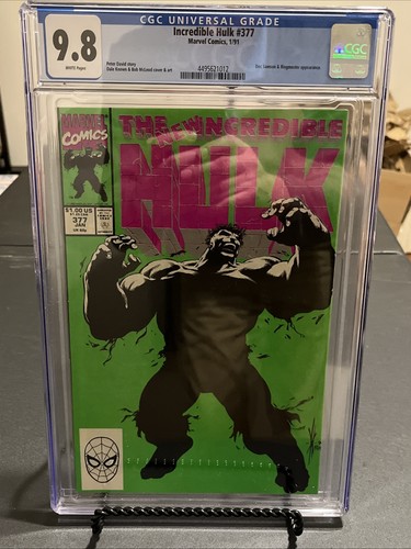 The Incredible Hulk #377 CGC 9.8 White Pages - Iconic Cover! | eBay
