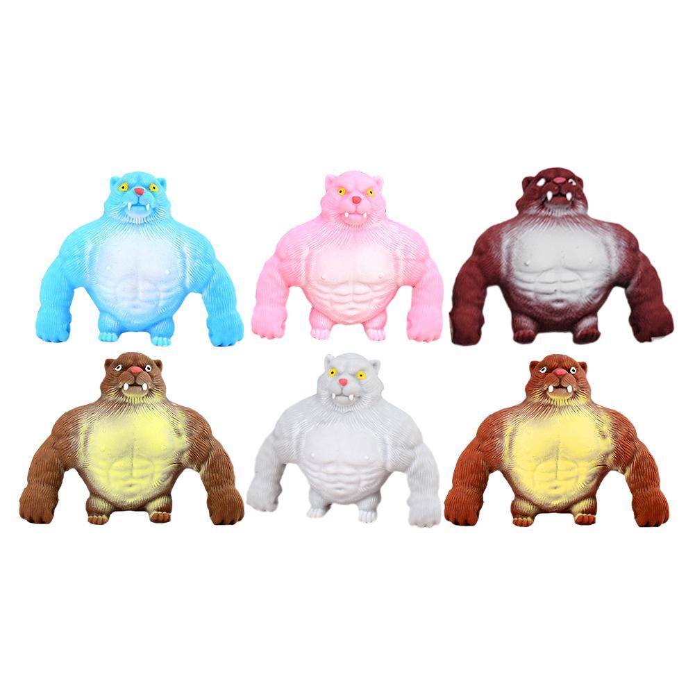 Stress Relieve Toy Tiger Pinch Stretch Rebound Creative Gift Toy Lot D6 ...