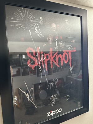 Slipknot Rare Zippo Signed Poster | eBay