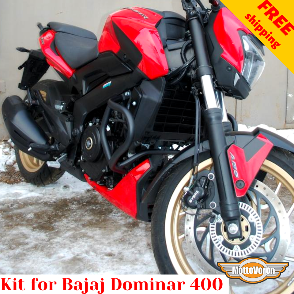 For Bajaj Dominar 400 Engine guard Rear rack Bajaj D400 Crash bars 2016 ...