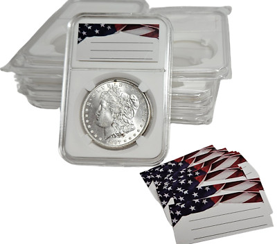 10-Pack 38mm Coin Slab Display Holder for Morgan,Peace,IKE Silver ...
