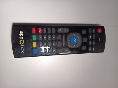 App box black remote with keyboard in the back | eBay
