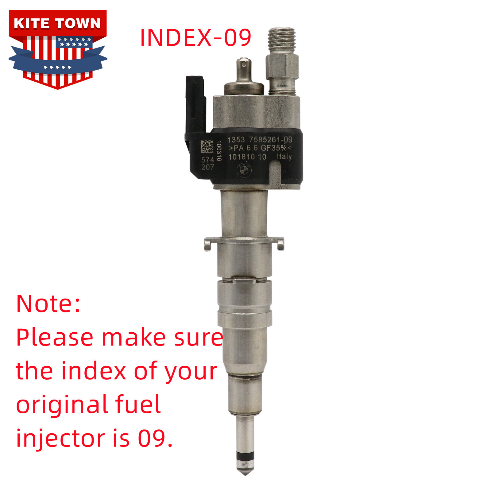 OEM Fuel Injector For BMW N54 135 335 535 550 750 650i 740i X6 09 ...
