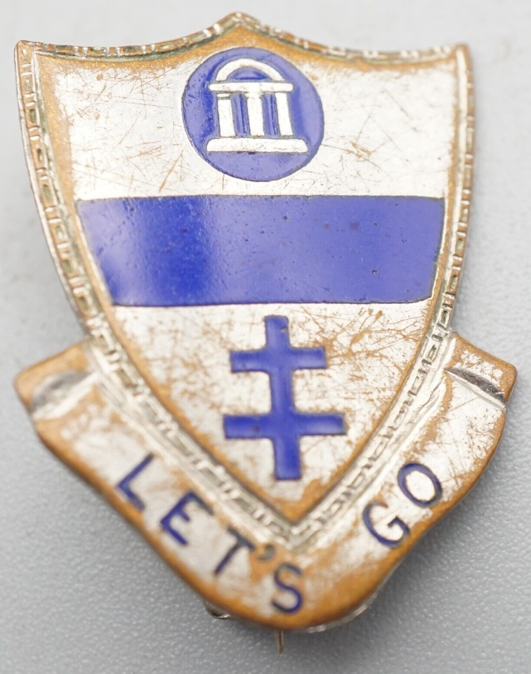 WWII 325th Airborne Infantry Regiment Let's Go DI Unit Crest Pin SUPER ...