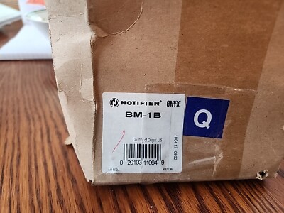 Notifier BM-1B Fire Alarm Blank Module Dress Plate *BRAND NEW OPEN BOX ...