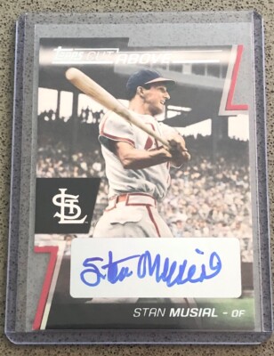 Stan Musial signed baseball card STM BB73039 | eBay