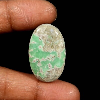 Natural Green Variscite Cabochon Oval Shape Loose Gemstone 29 Cts #7723 ...