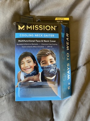 Mission Cooling Neck Gaiter, Youth One Size Face and Neck covering | eBay