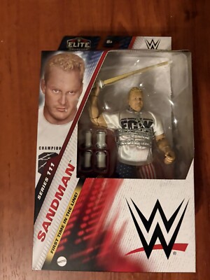 WWE ECW Sandman Elite Series 111 USA Pants Chase Variant Wrestling ...