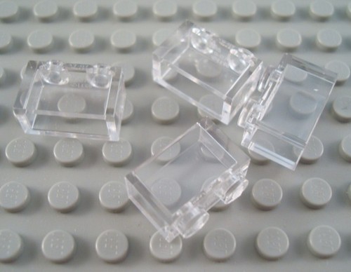 LEGO Lot of 4 Translucent Clear 1x2 Building Bricks | eBay