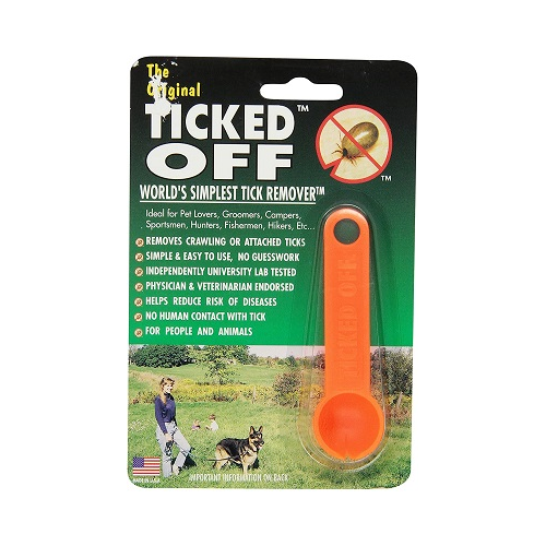 NEW The Original Ticked Off Tick Spoon Remover Tool Key Dog Pet Human ...