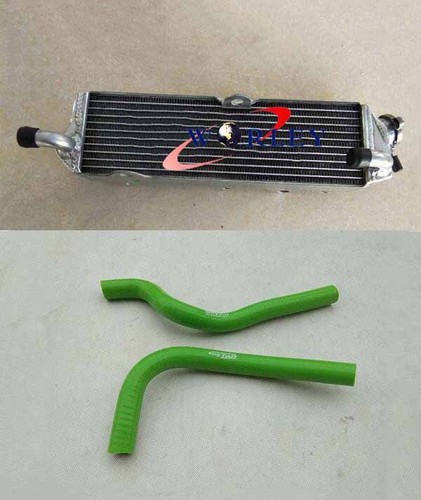 aluminum radiator & HOSE FOR Kawasaki KX 125 / KX125 1987-1989 1988 89 ...