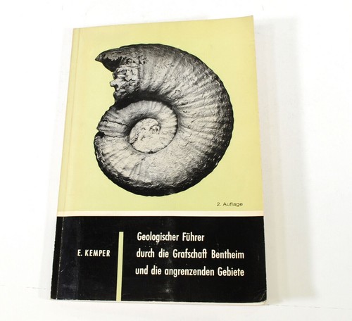Geologischer Fuhrer Bentheim Kemper Vintage Book F318 | eBay Australia