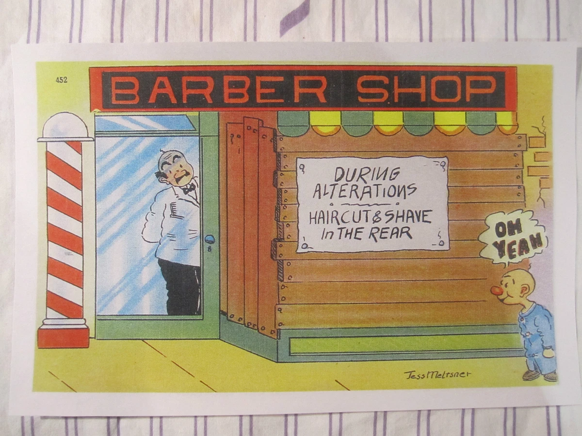 Vintage Barbershop Signs
